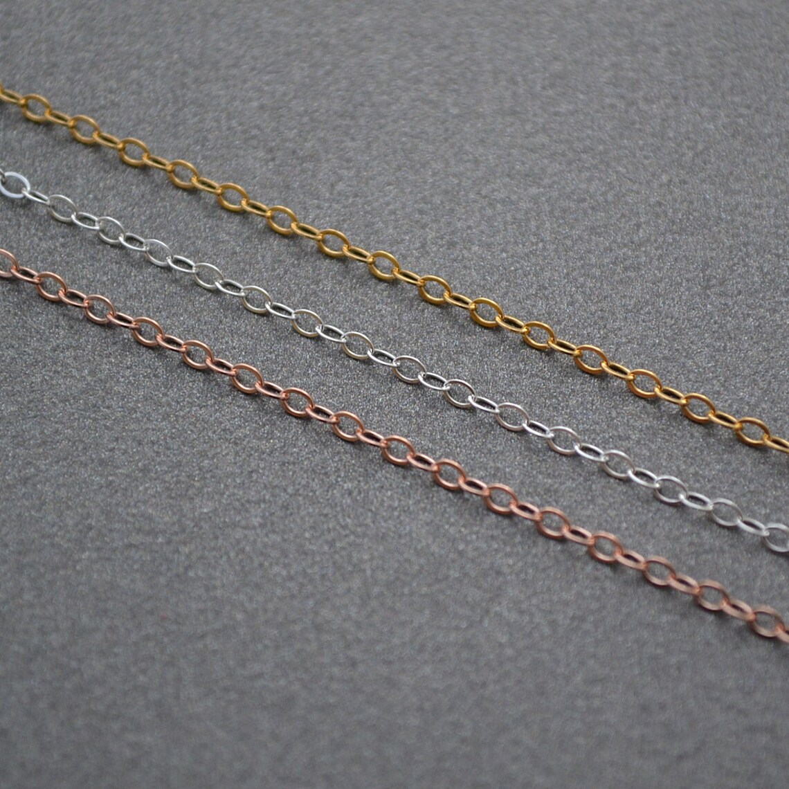 Delicate Chain Necklace / Very Dainty and Thin Gold Chain - Etsy