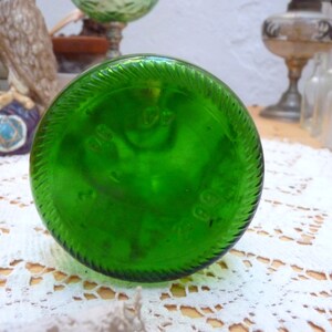 Vintage, Fischer, Green Beer Bottle,embossed, Bière D'alsace With the ...