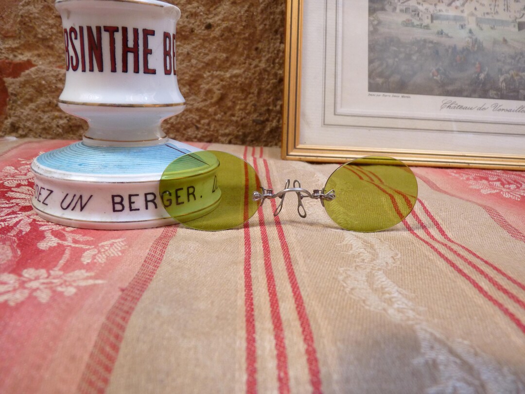 Vintage 19th Century Silver Metal, Pince Nez, Nose Cutters, Sunglasses ...