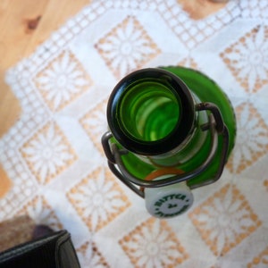 Vintage, Fischer, Green Beer Bottle,embossed, Bière D'alsace With the ...