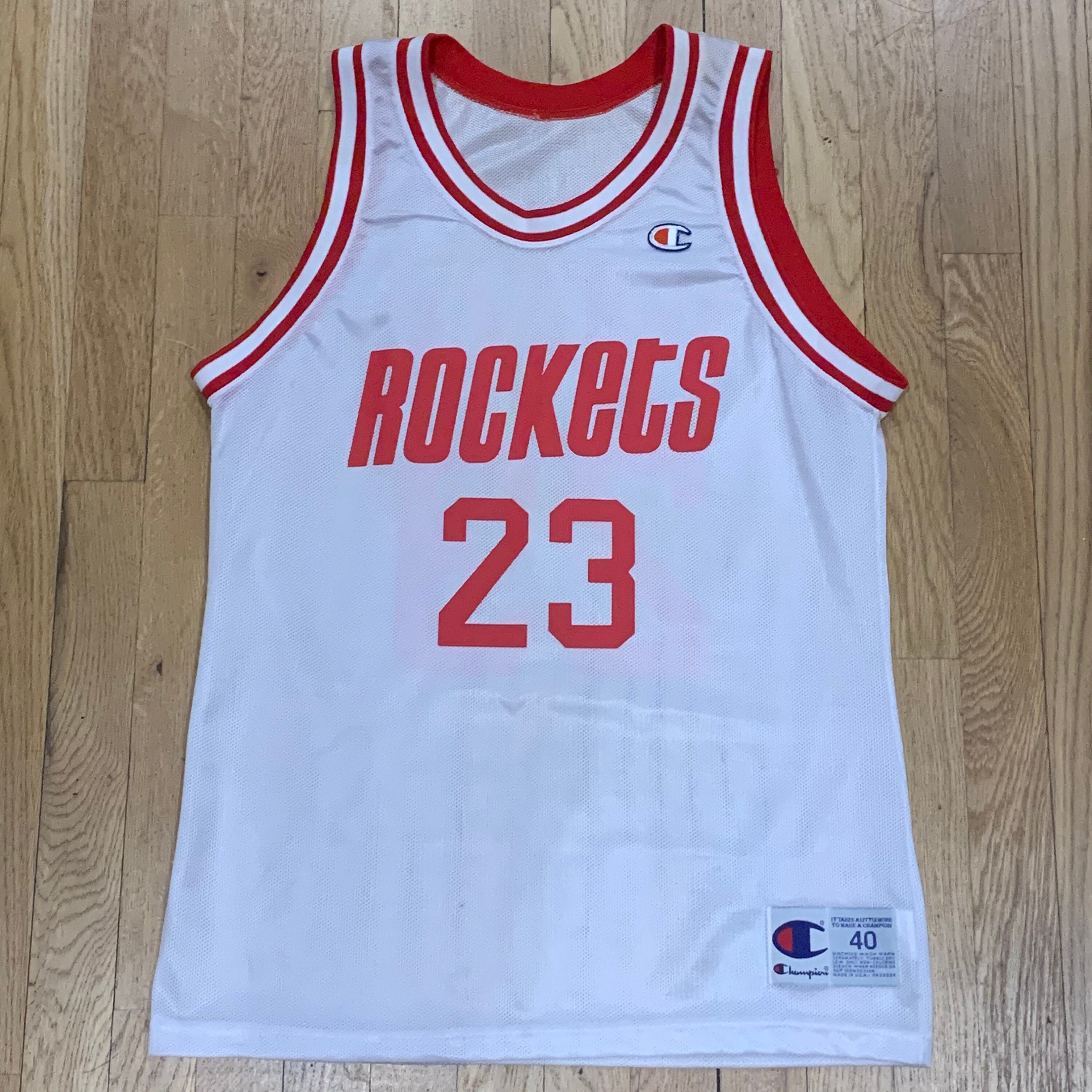 Vintage 1990s Michael Jordan Houston Rockets Champion Jersey | Etsy