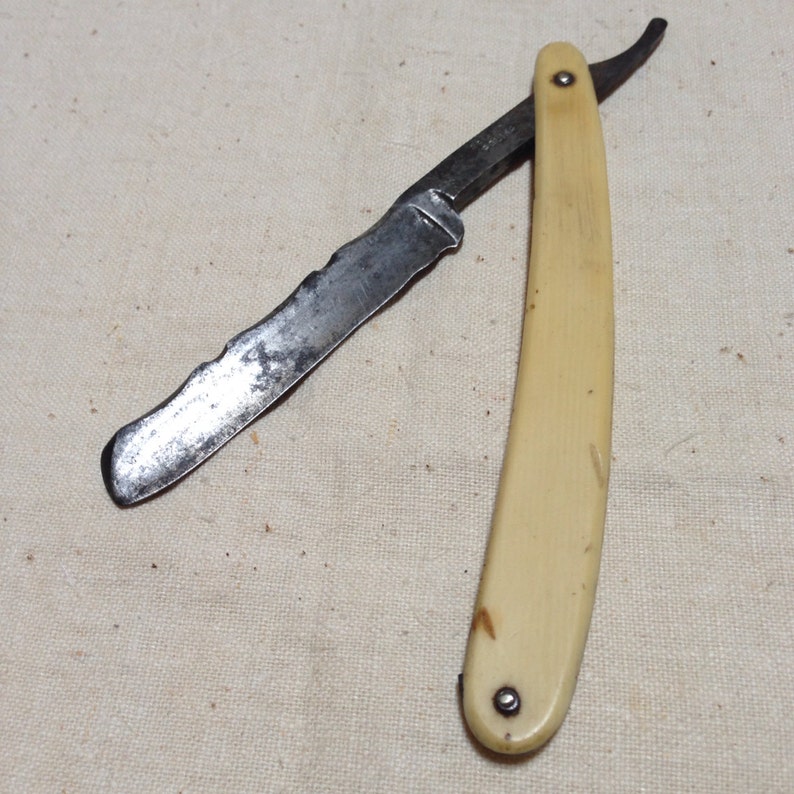 Cutthroat Razor With Ivorine Handle - Etsy