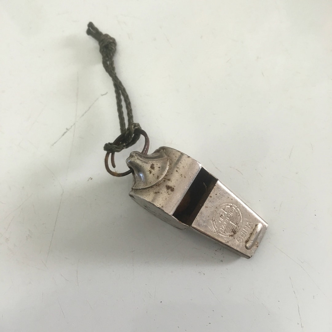 Vintage PE Whistle in Chrome Plated Brass Champion Brand Made - Etsy