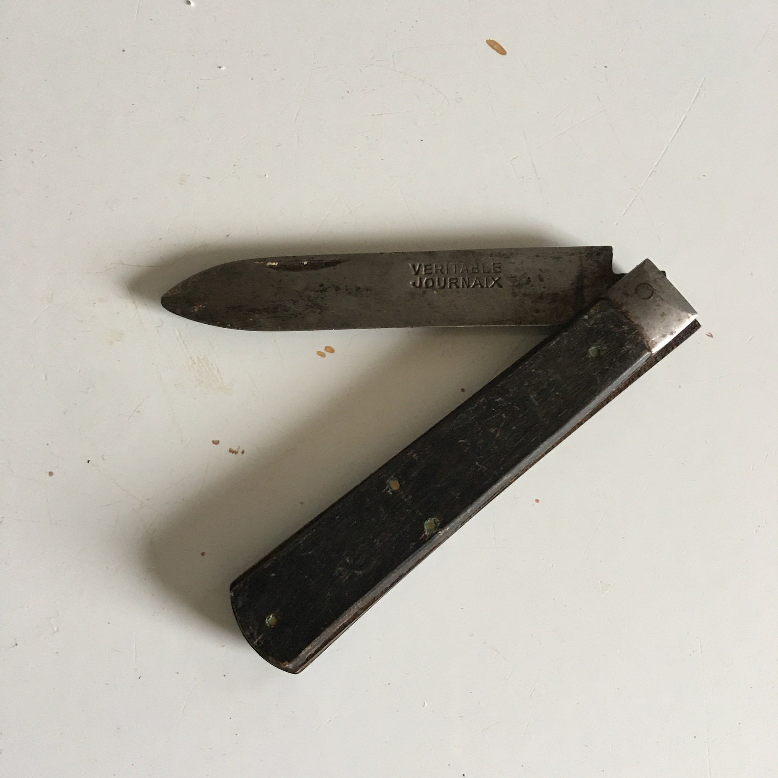 Vintage French pocket knife/ veritable journaix steel and | Etsy