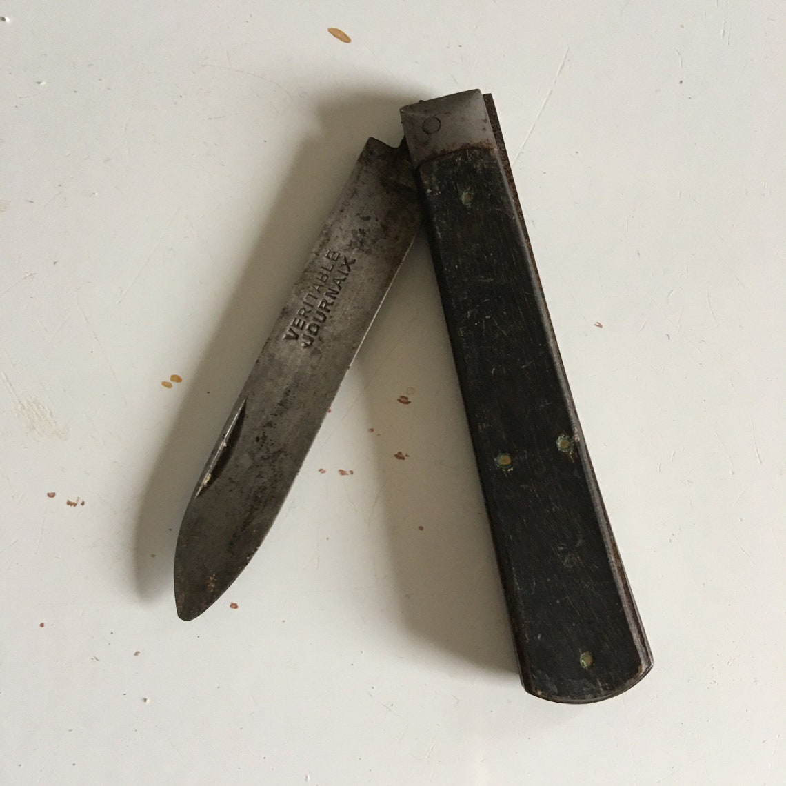 Vintage French pocket knife/ veritable journaix steel and | Etsy