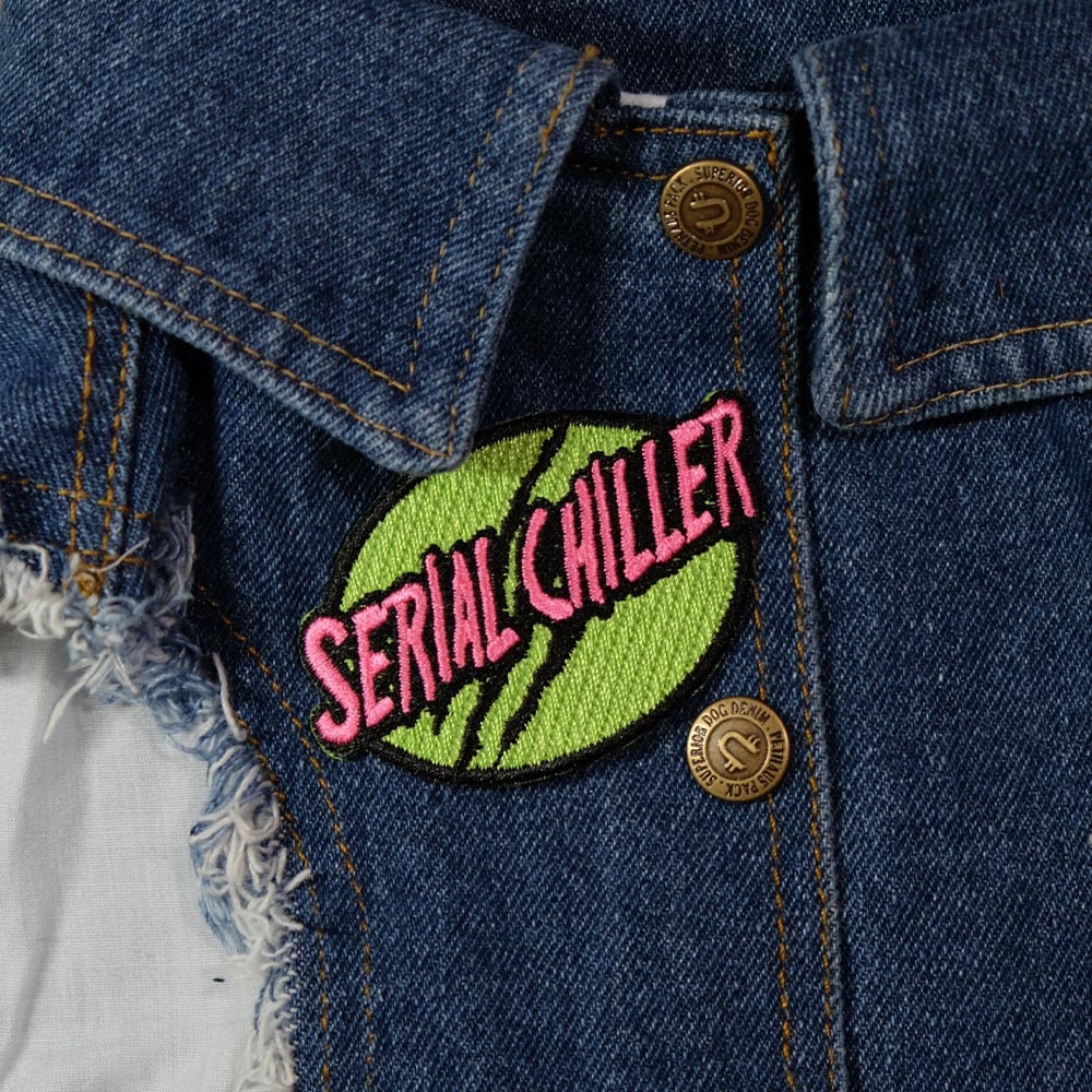 Serial Chiller Patch Horror Patch Dog Patch Embroidered Dog - Etsy