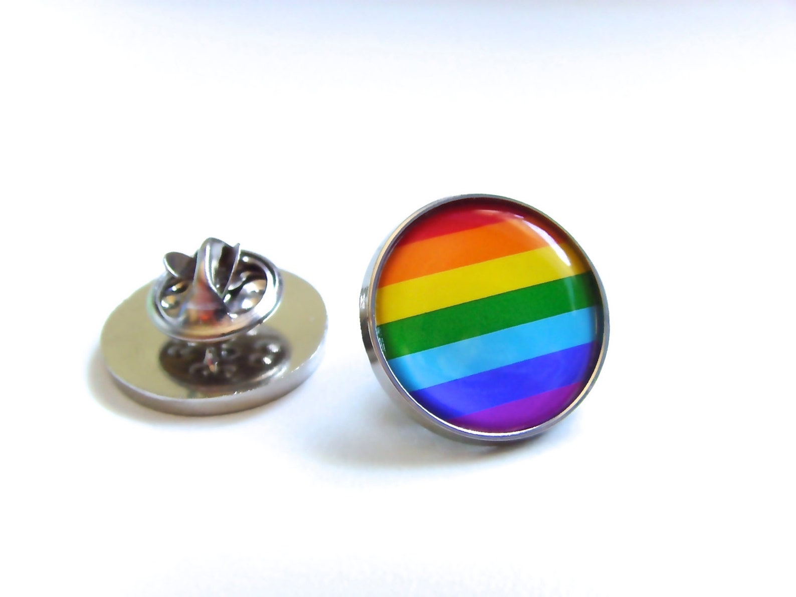Rainbow Flag LGBT Movement Gay Pride Lapel Pin Badge Tie Tack - Etsy