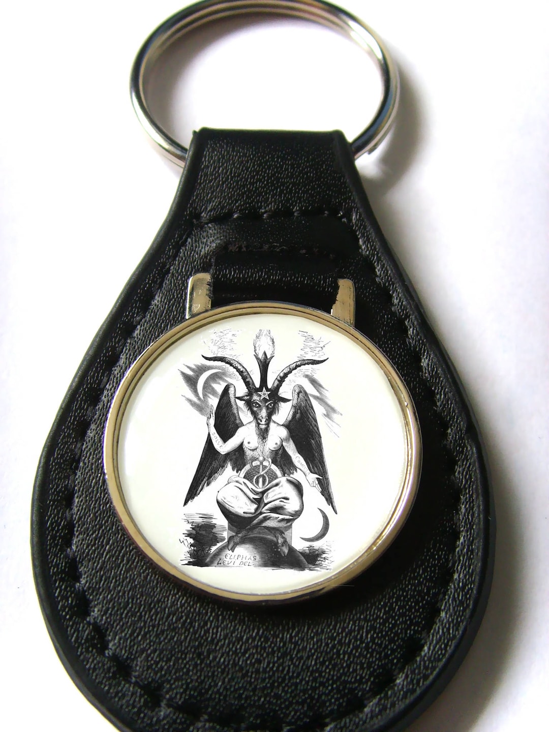 Baphomet Sabbatic Goat Eliphas Levi Mythology Key Fob Keyfob - Etsy