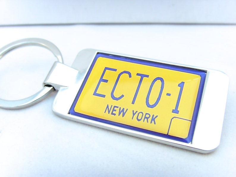 Ghostbusters ECTO-1 ECTO 1A Licence Number Plate Key Fob Keyfob - Etsy