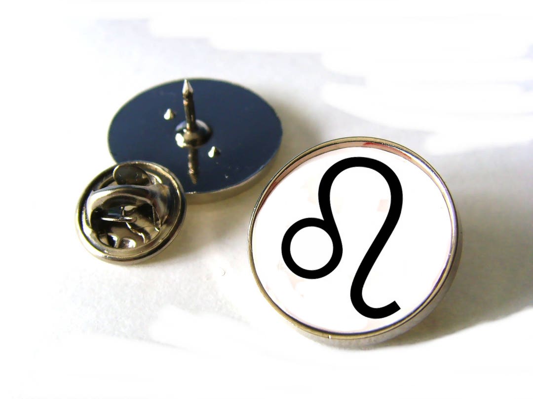 Zodiac Birth Star Sign Leo Lapel Pin Badge , Cufflinks , Keyring , Key ...