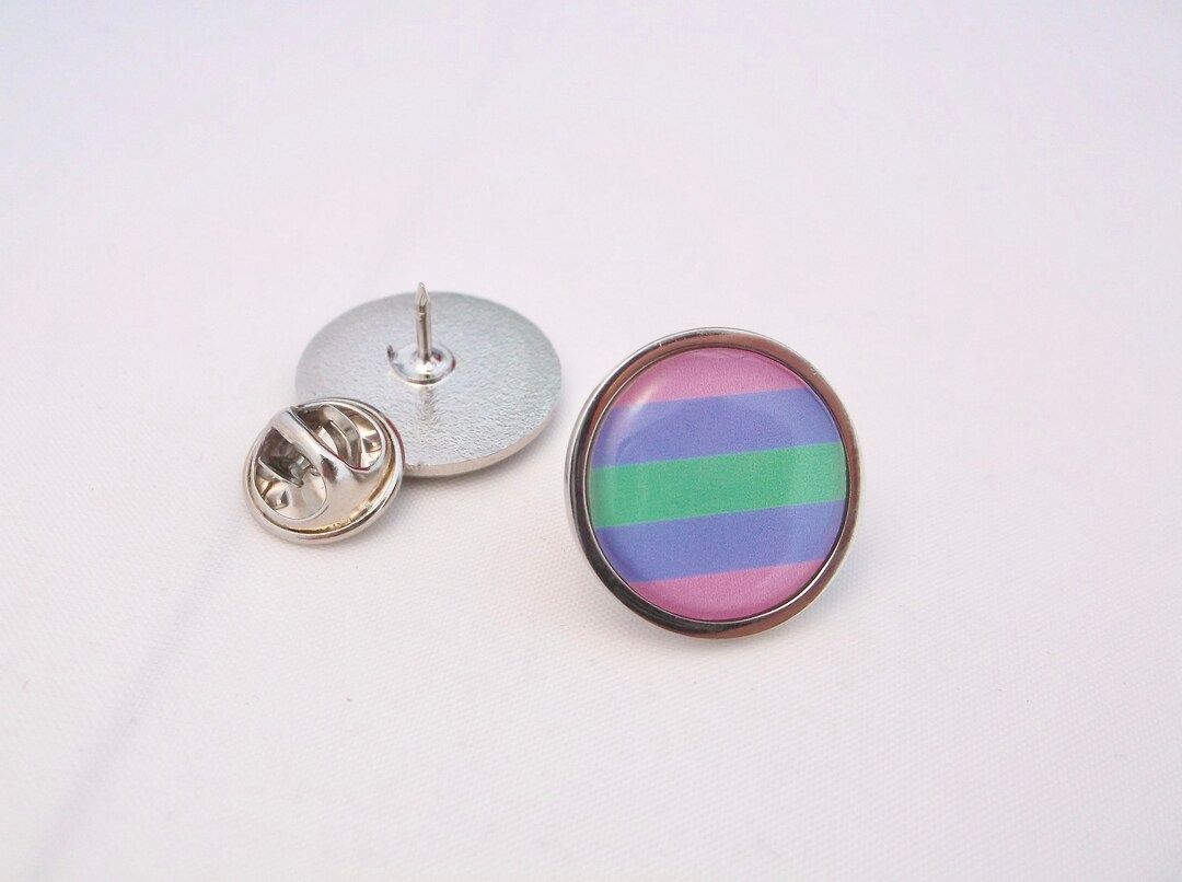 Trigender Pride Flag LGBT Movement Gay Pride LGBTQ Rainbow Lapel Pin ...