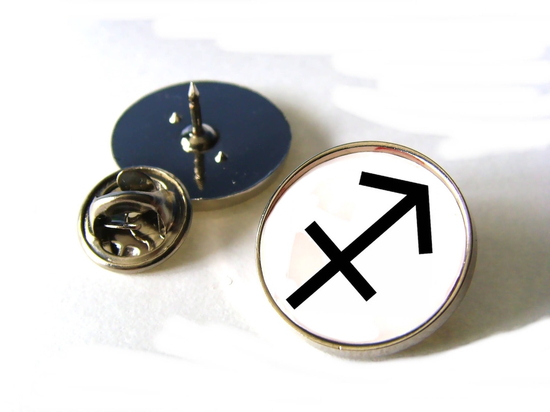 Zodiac Birth Star Sign Sagittarius Lapel Pin Badge , Cufflinks ...