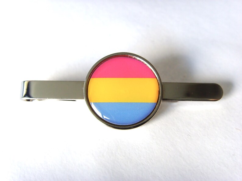 Pansexual Flag LGBT Movement Gay Pride Panromantic Lapel Pin Badge Tie ...