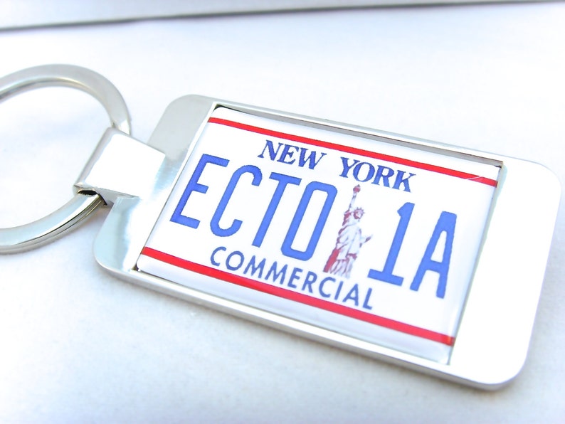 Ghostbusters ECTO-1 ECTO 1A Licence Number Plate Key Fob Keyfob - Etsy