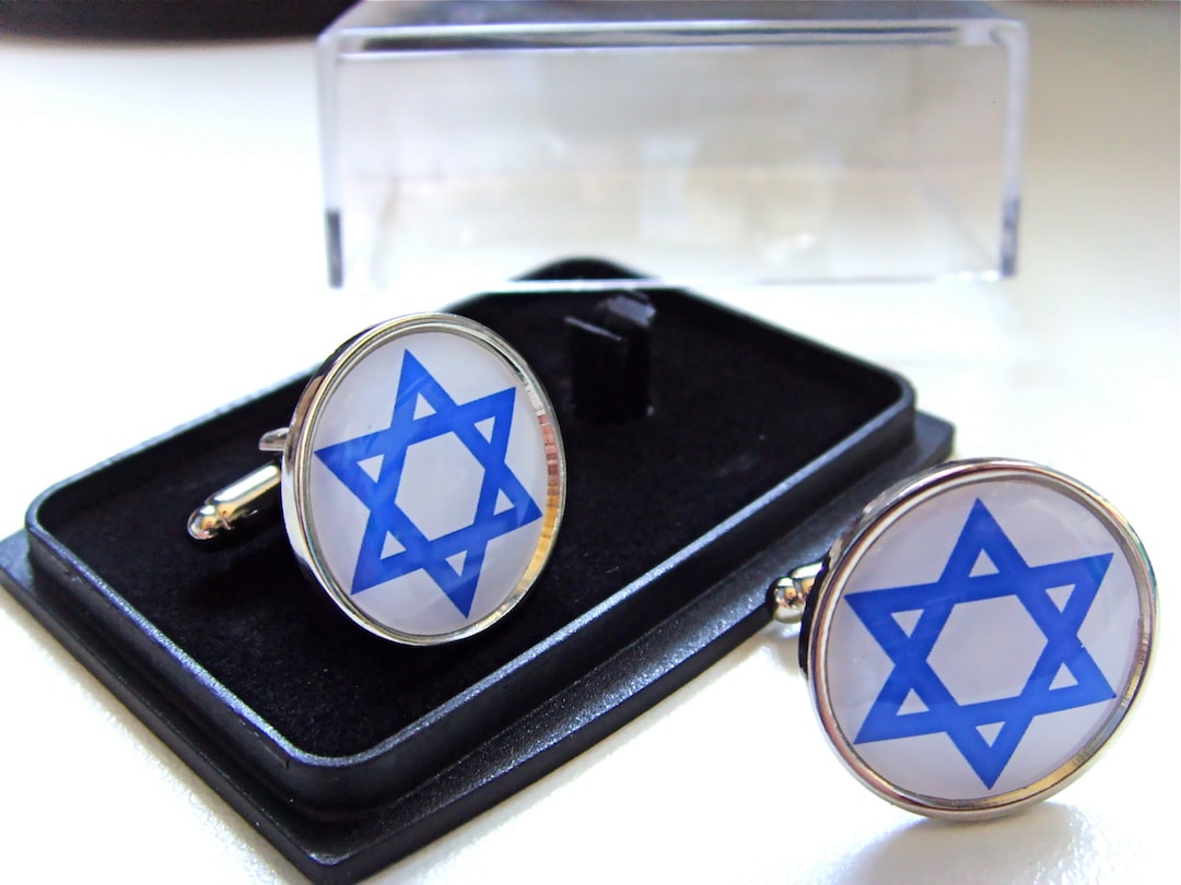 Star of David Cufflinks Cuff Links - Etsy