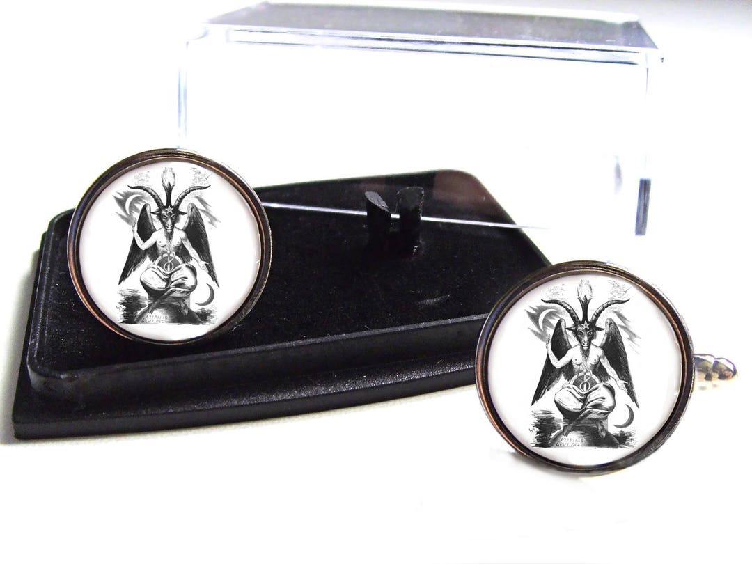 Baphomet Sabbatic Goat Eliphas Levi Mythology Cufflinks Cuff Links - Etsy
