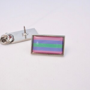 Trigender Pride Flag LGBT Movement Gay Pride LGBTQ Rainbow Lapel Pin ...