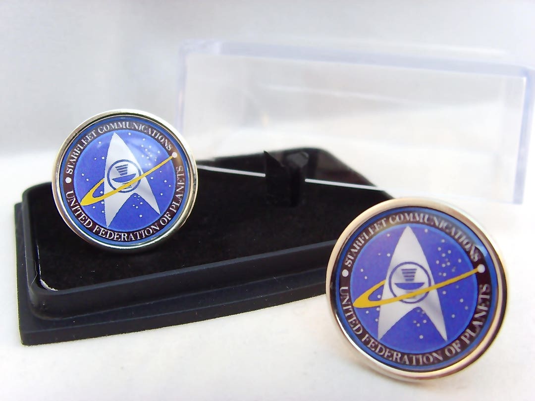 Star Trek Starfleet Communications Cufflinks Cuff Links - Etsy
