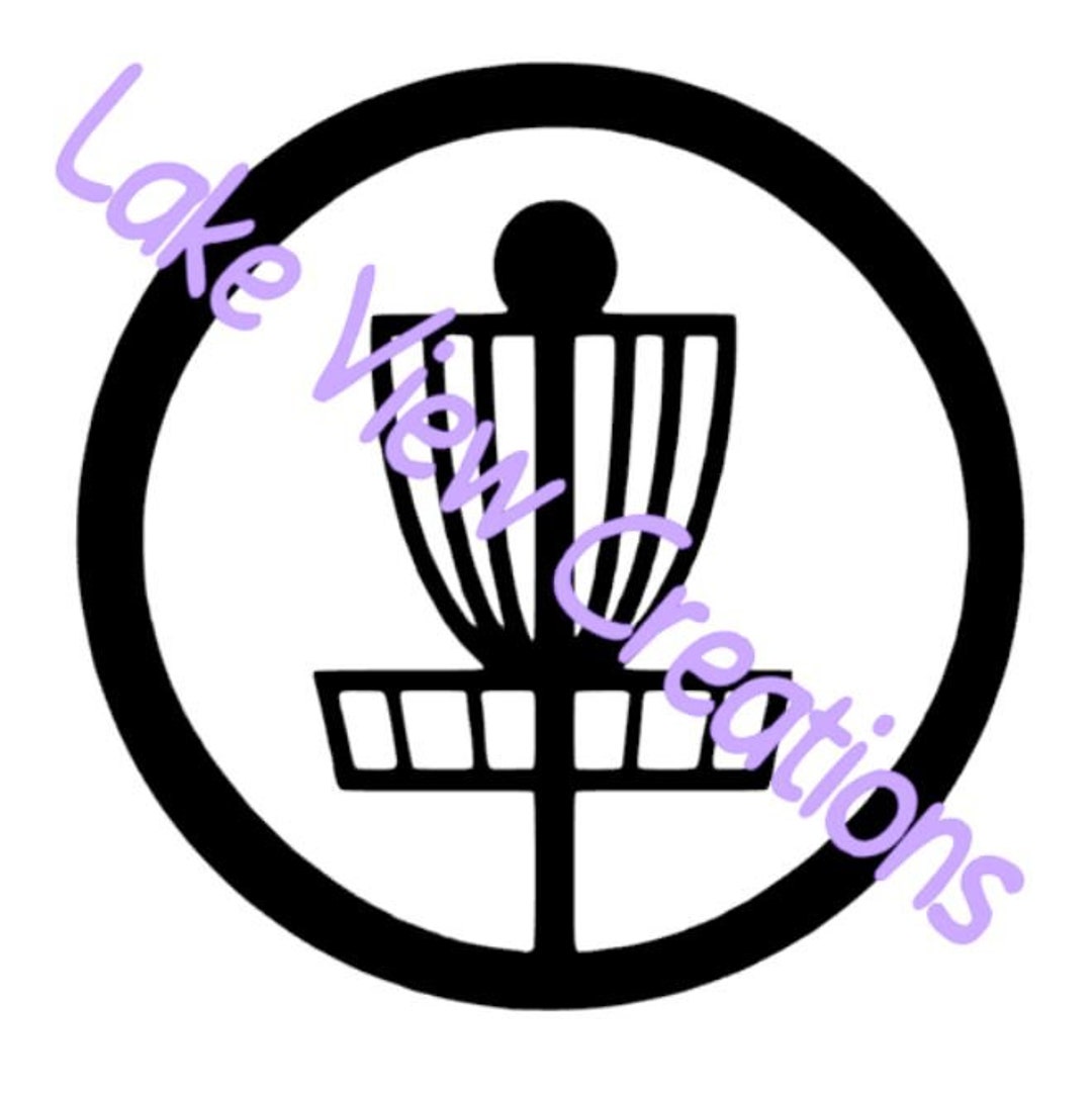 Disc Golf Permanent Vinyl Decal Sticker 5w" X 5h" - Etsy