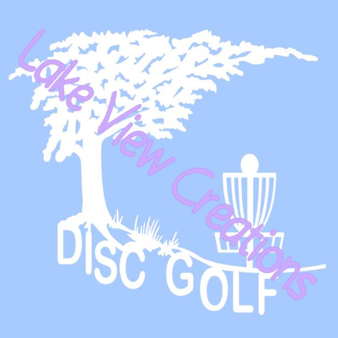Disc Golf Permanent Vinyl Decal Sticker 5h X 10w - Etsy
