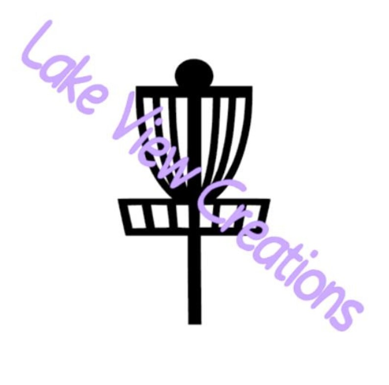 Disc Golf Permanent Vinyl Decal Sticker 5w" X 5h" - Etsy