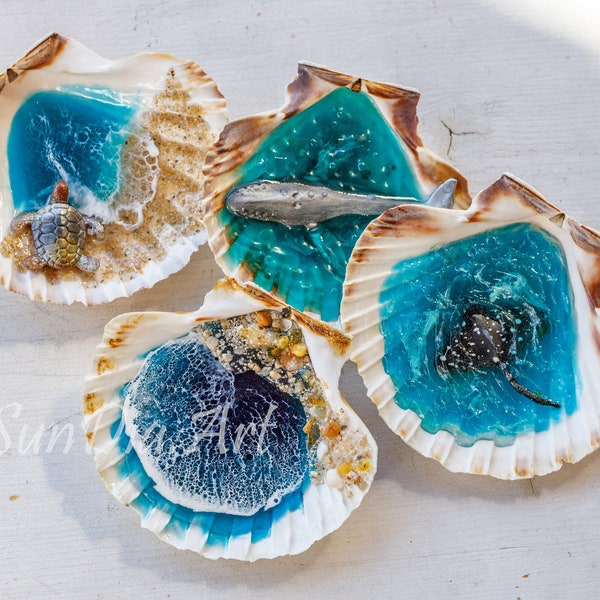 Ocean Shell Tray - Etsy