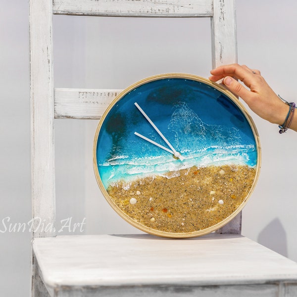 Seashell Clock - Etsy