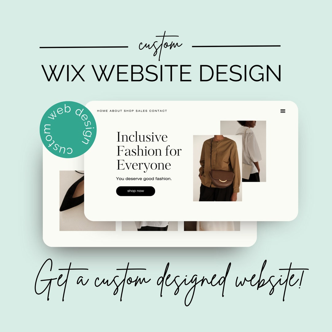 CUSTOM: Wix Website Custom Design | Blog | Photography | Professional ...