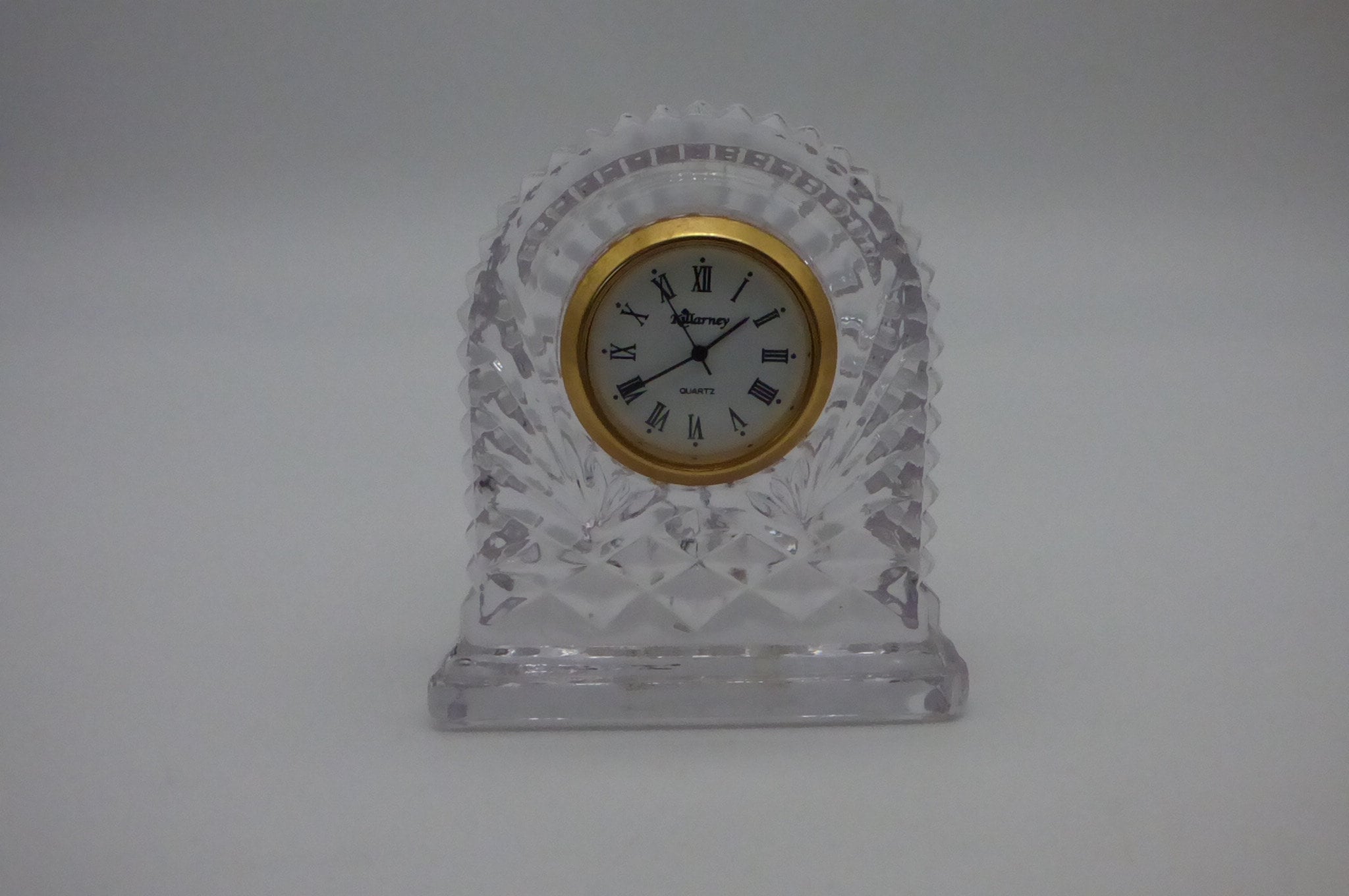Vintage Killarney Crystal Clock Gift Idea - Etsy UK