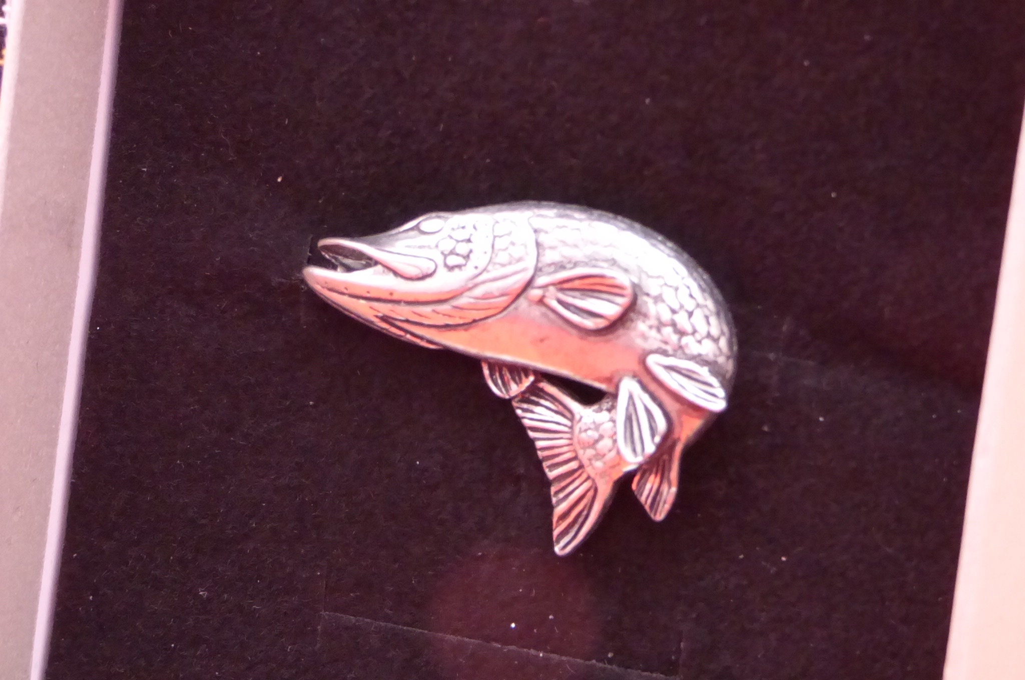 Vintage Silvertone Pike Fish Booch Pin Badge Pin Scottish | Etsy