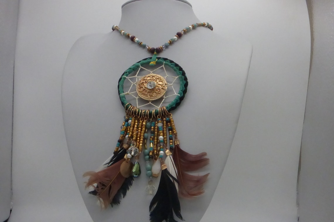 Vintage Indian/Mexican Style Necklace Hippie Boho | Etsy