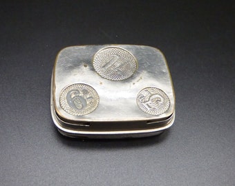 Antique Silver Coin Holder | Etsy