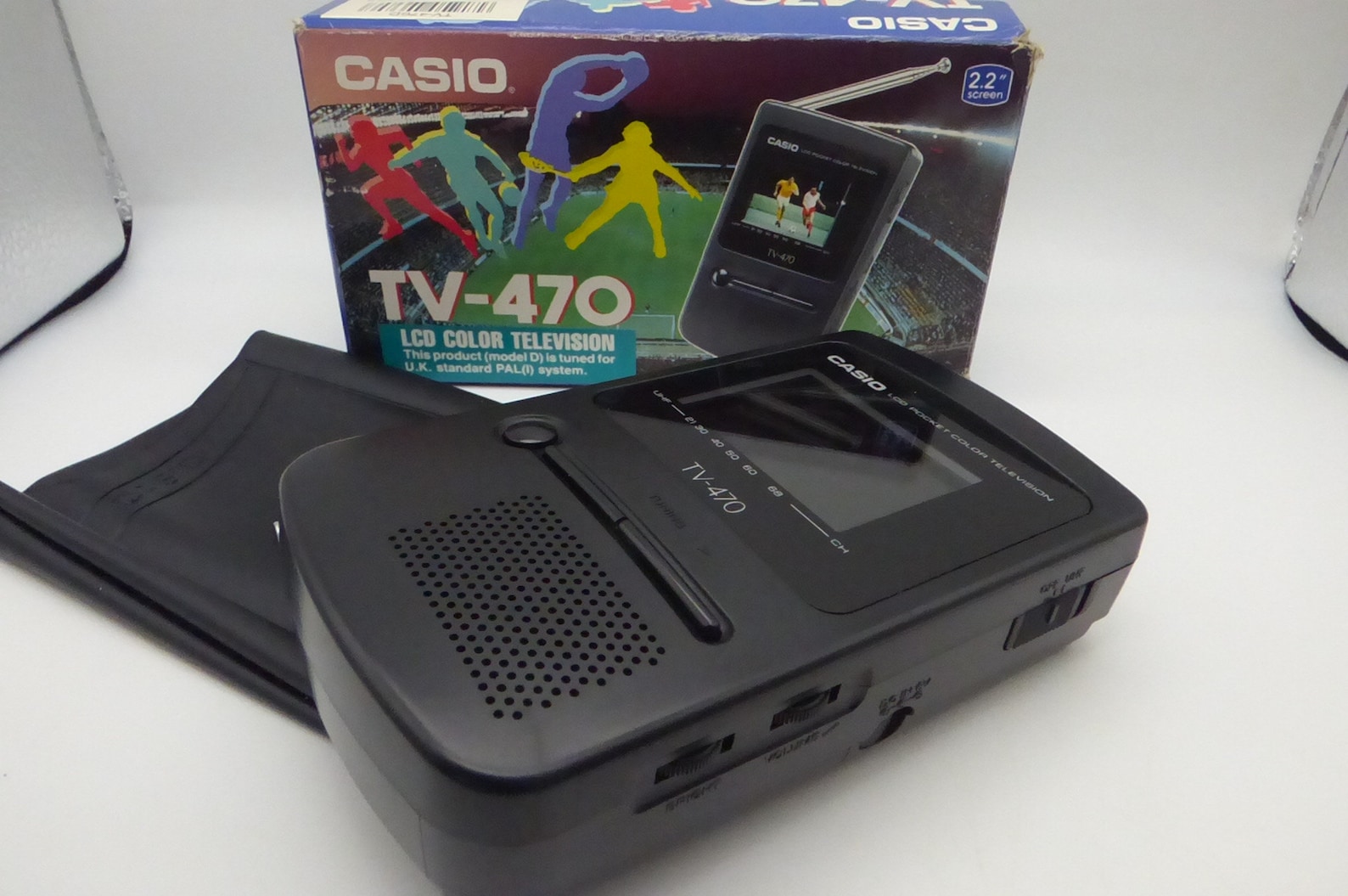 Vintage CASIO TV-470 Portable Hand Held LCD Pocket Color with | Etsy