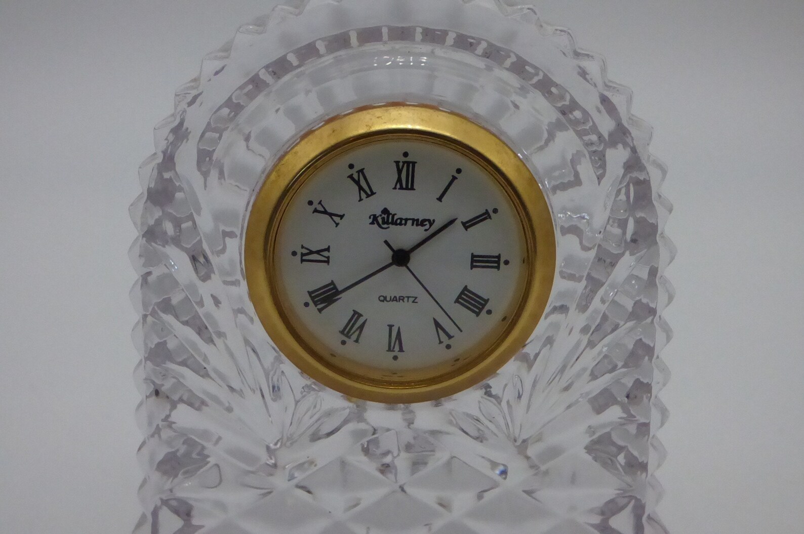 Vintage Killarney Crystal Clock Gift Idea - Etsy UK