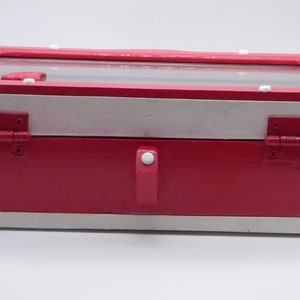 Unique Handmade Hot Pink and Jasmine White Wood and Glass Jewellery Box ...