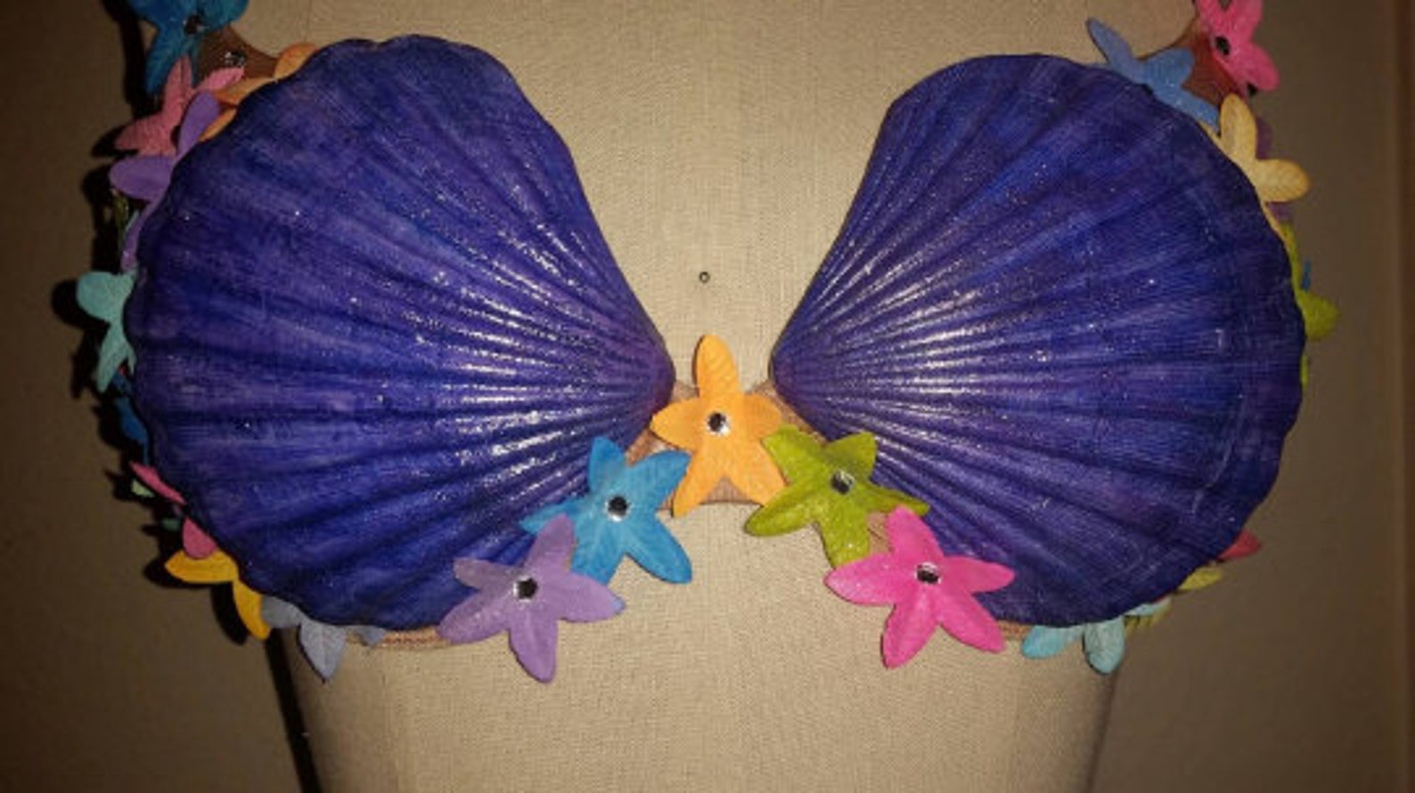 Real Seashell Made to Order Custom Costume Little Mermaid - Etsy