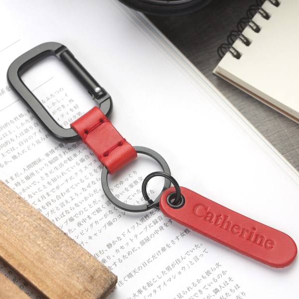 Leather Carabiner - Etsy