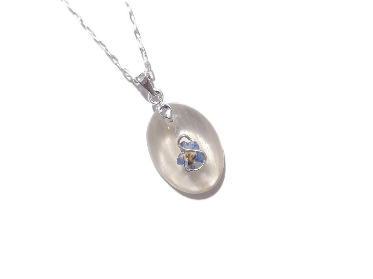 SMALL OVAL Personalized Hair Lock Resin Keepsake | Handmade Jewelry ...