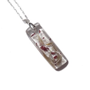 BAR Personalized Hair Locket - Resin Handmade Jewelry - Baby Hair - Pet ...