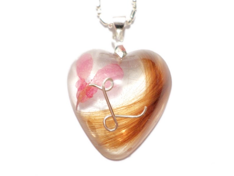 HEART Hair Locket Personalized Pendant Hair Locket Baby Hair | Etsy