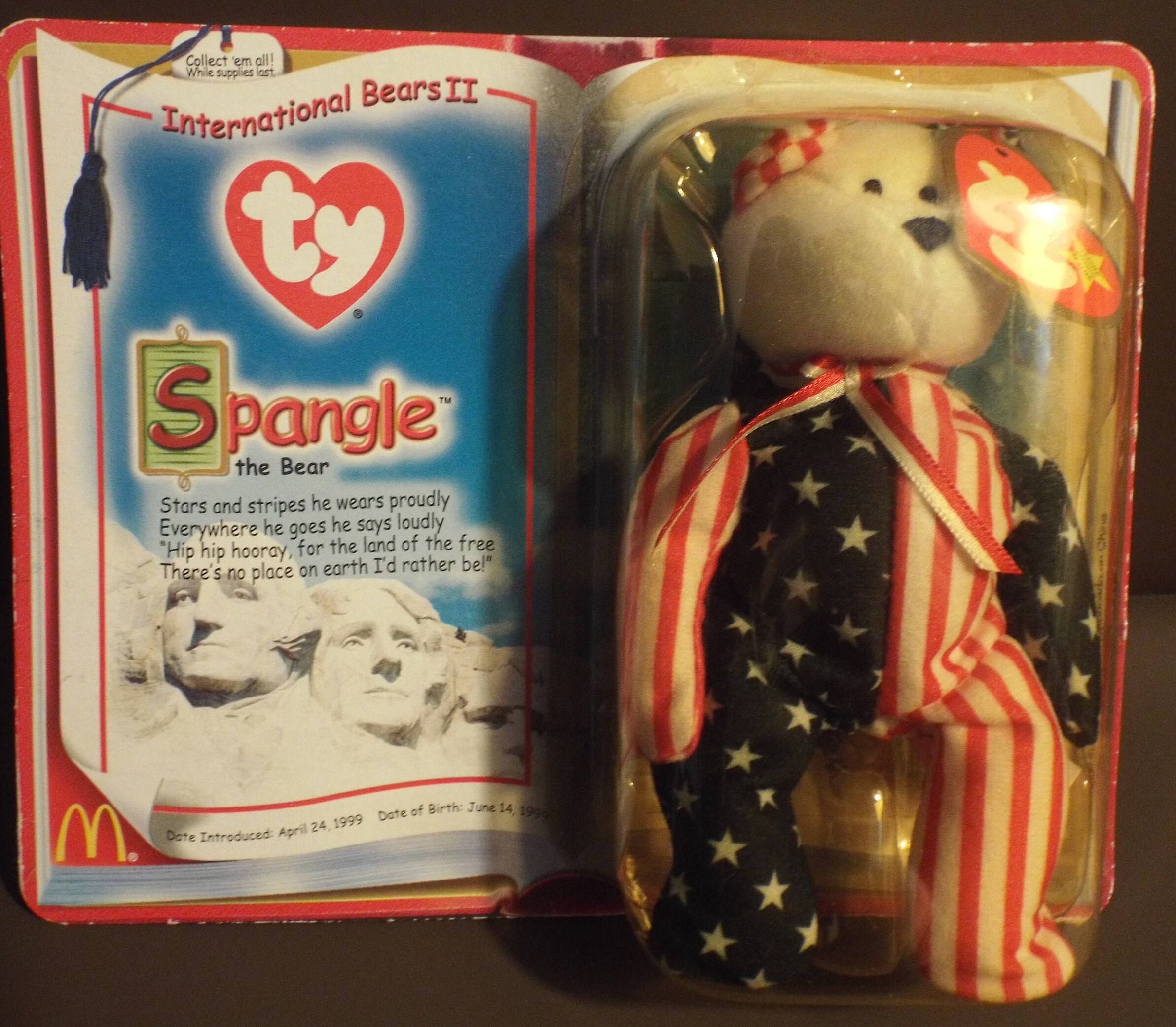 Spangle the Bear TY - Etsy