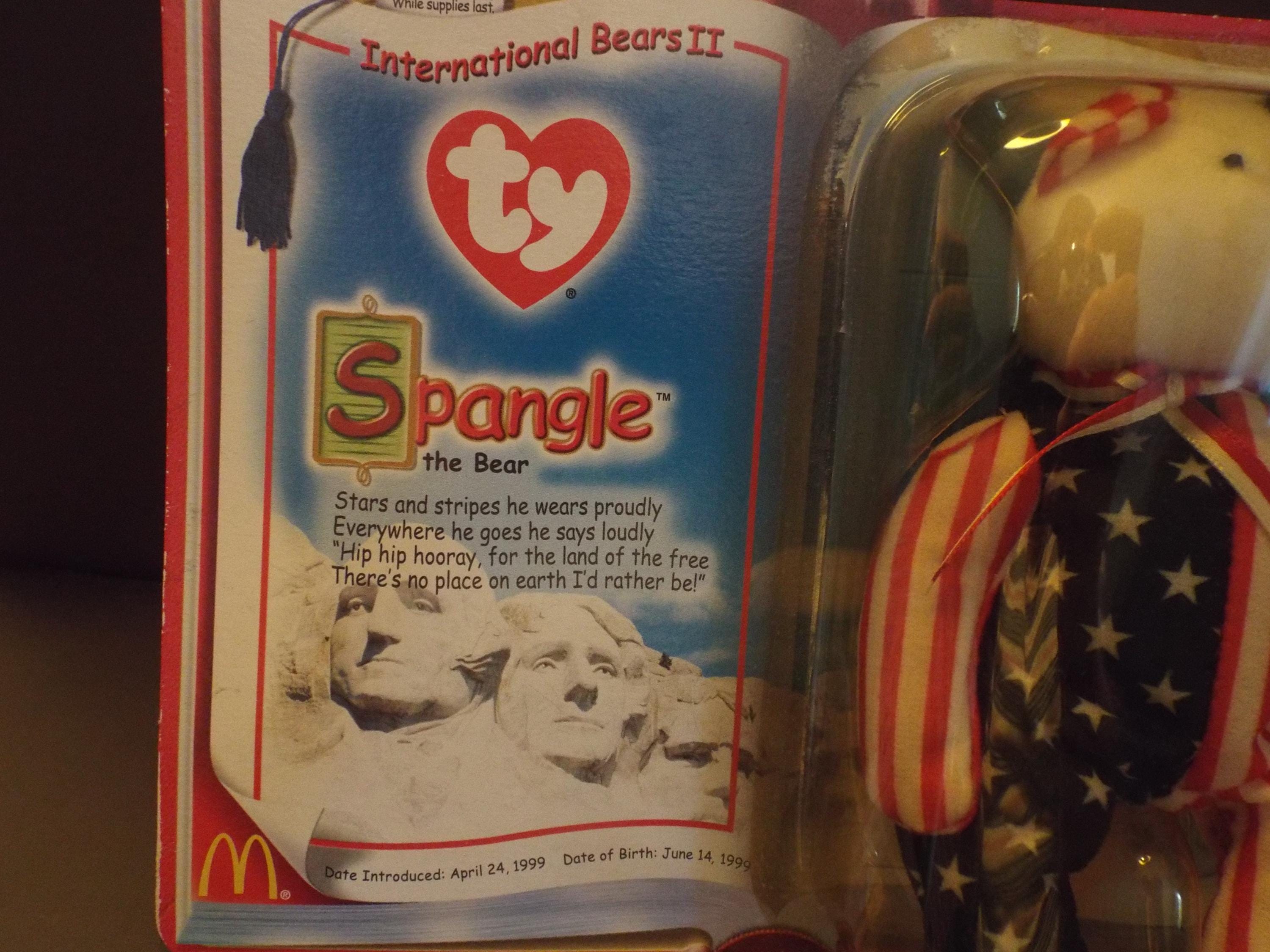 Spangle the Bear TY - Etsy