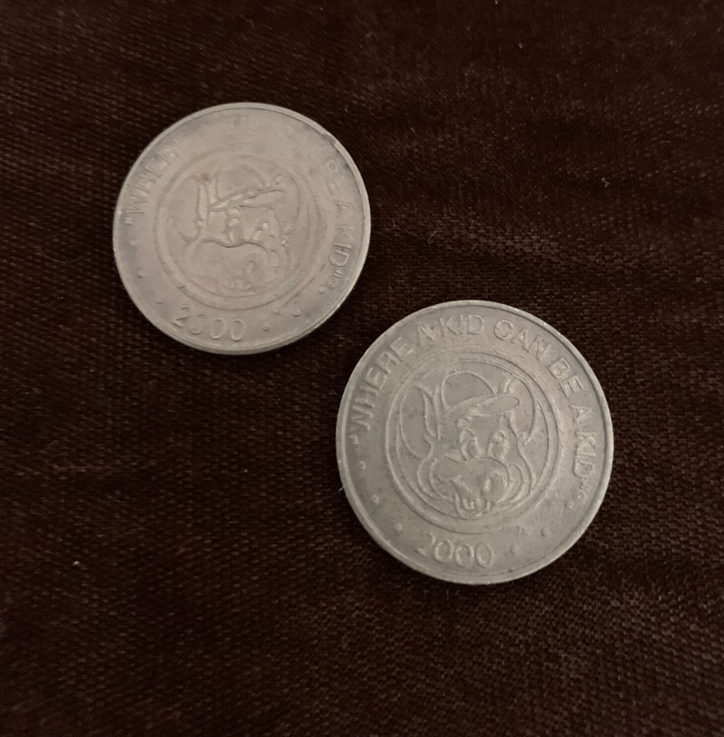Chuck E Cheese Tokens 1996, 1997, 2000 - Etsy