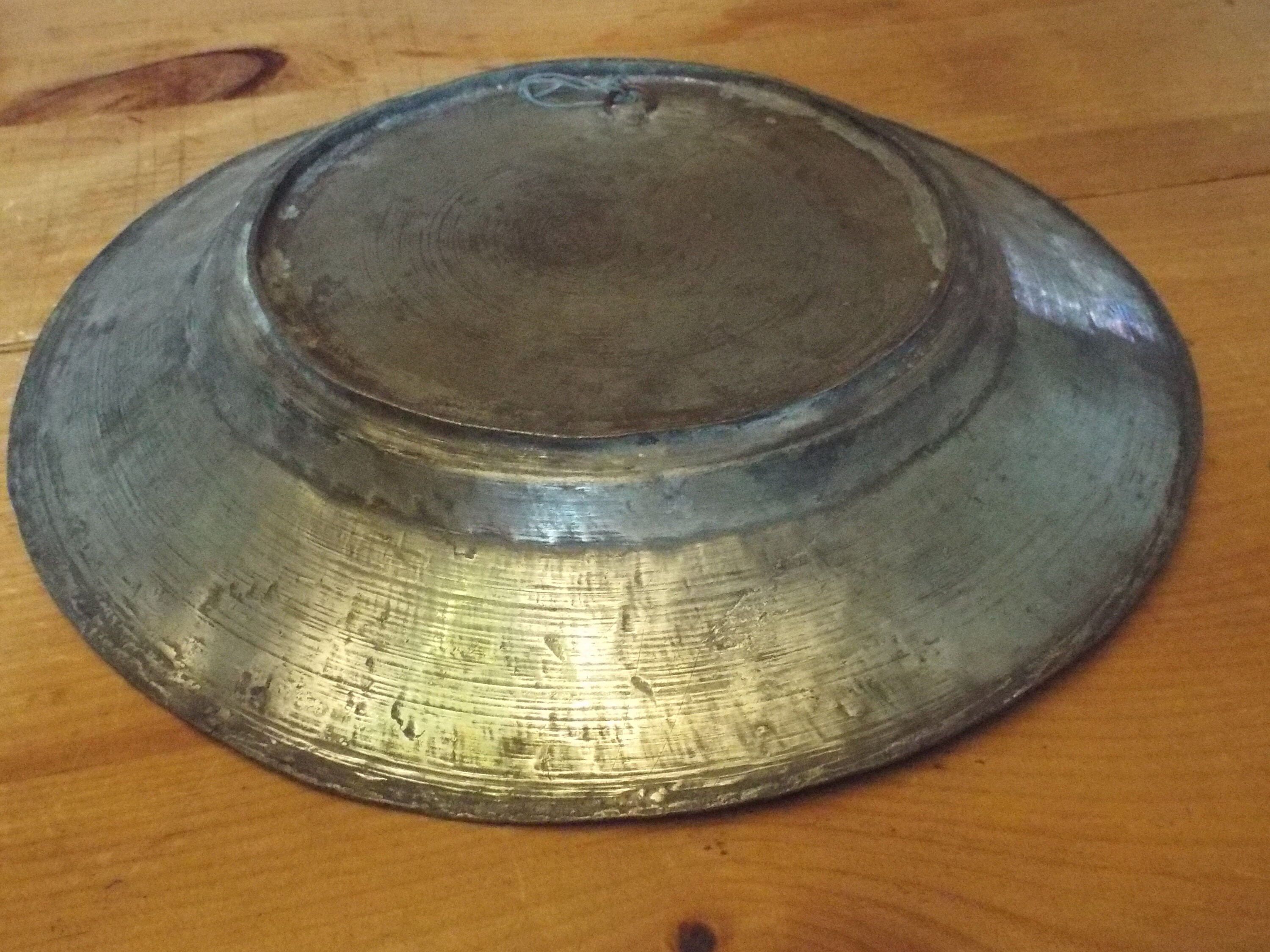 Vintage Ottoman Turkish Copper Plate With Embossed Triangles - Etsy