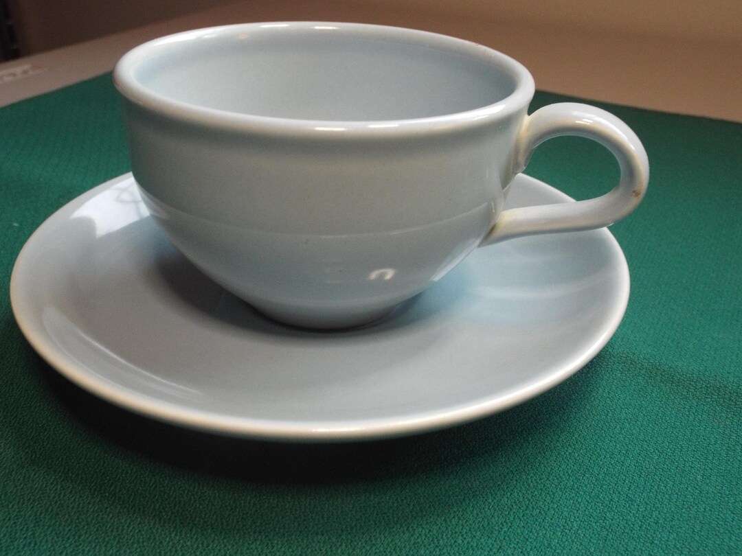 Russel Wright Pottery Cup and Saucer - Etsy