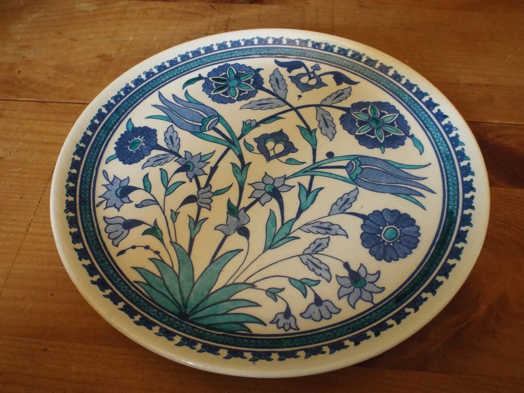 Altin Cini Pottery Kutahya Turkey Plate - Etsy
