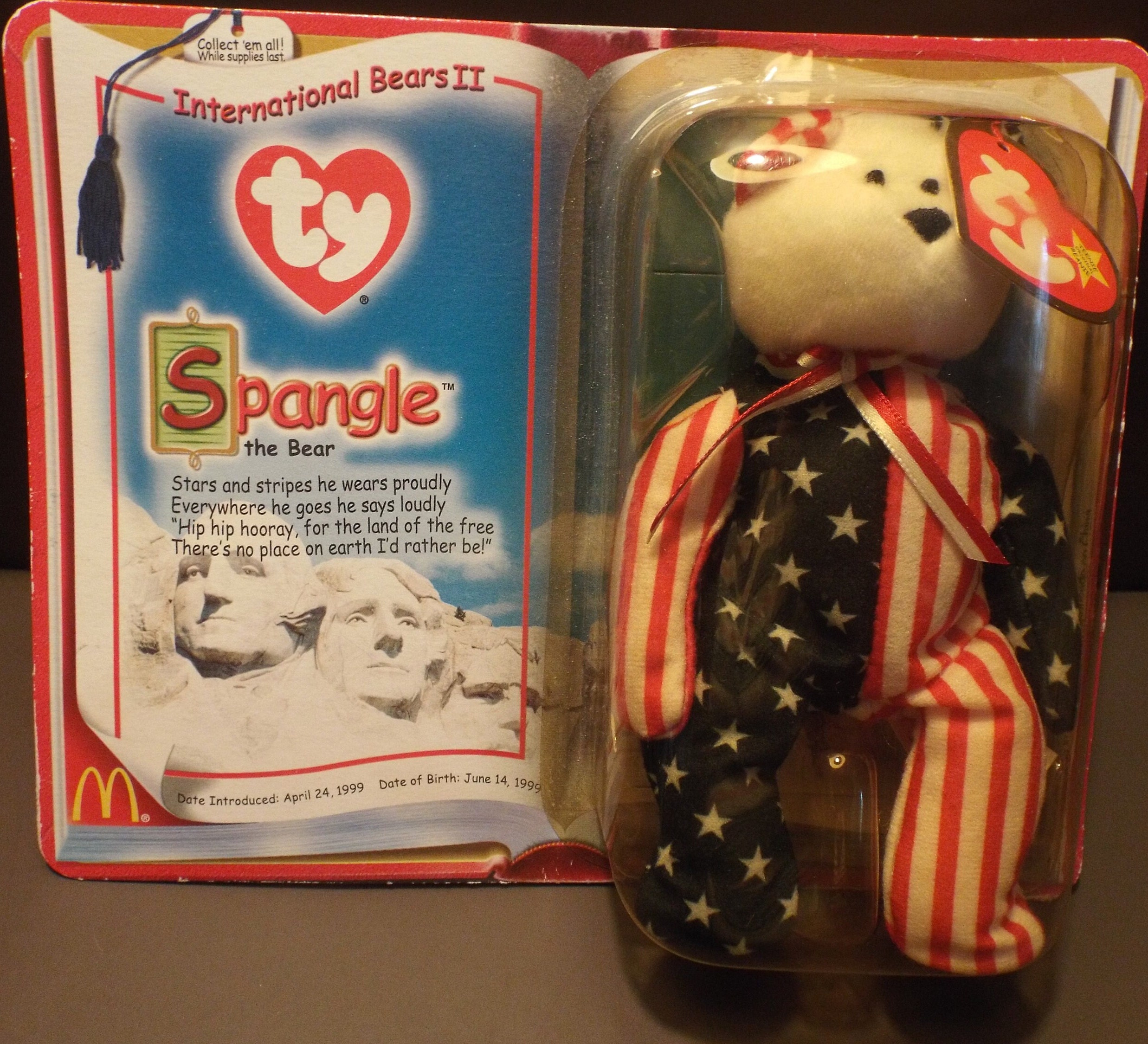 Spangle the Bear TY - Etsy