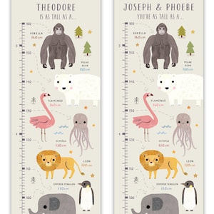 Personalised as Tall as Height Chart - Etsy