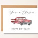BIRTHDAY Card With Kraft Envelope, You're a Clasic, Car Card, Dad ...