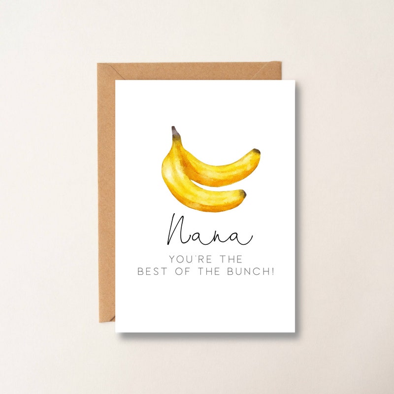 Nana Card - Etsy